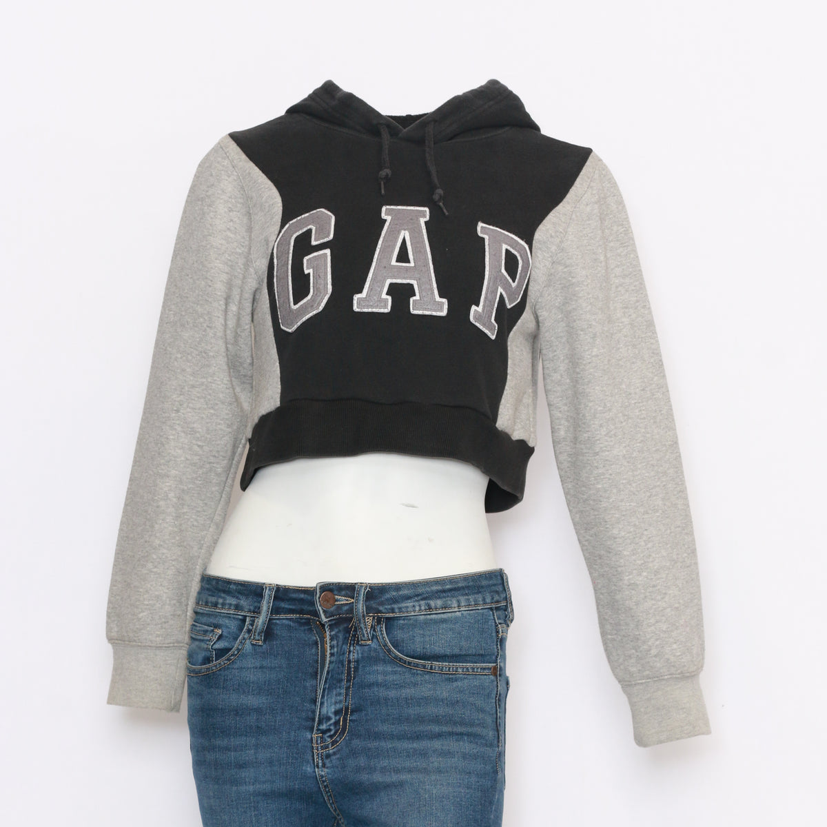 Rework NIKE - GAP Crop Top Hoodie - Wholesale – Creed Vintage