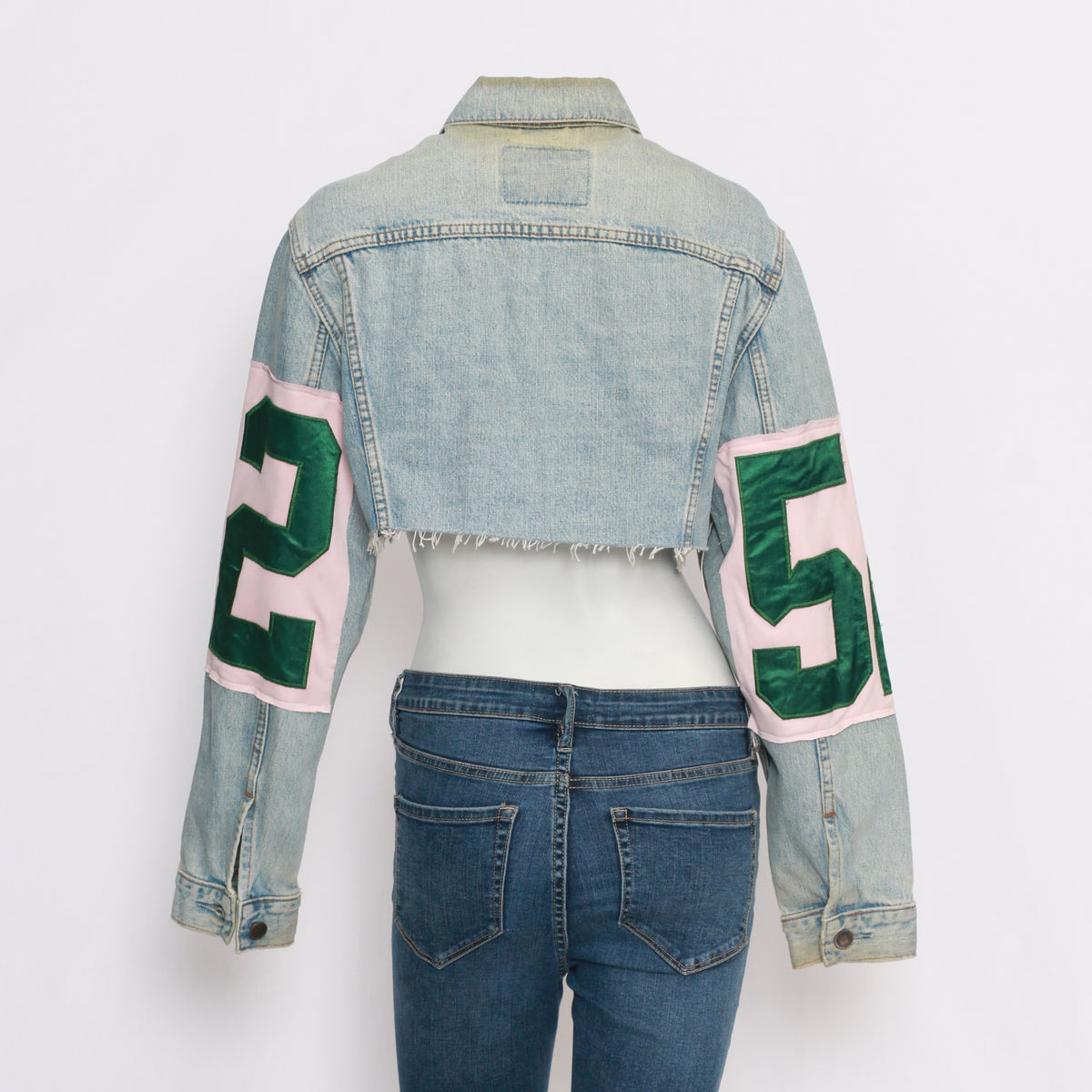 Reworked Modern Style Denim Crop Jacket – CREED