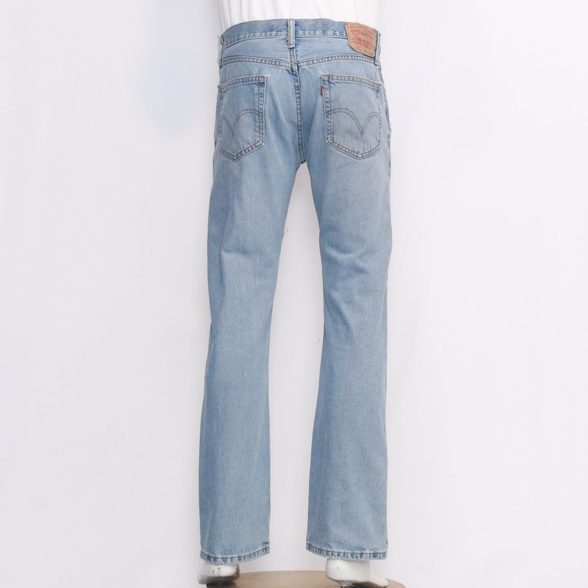 Trendy Pair Of Reworked Denim Pants Contrast Panels – Creed Vintage