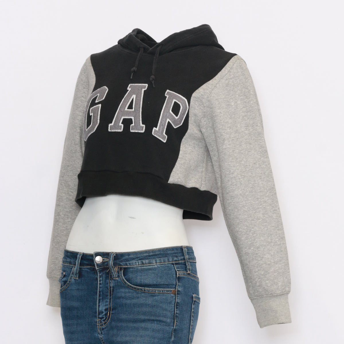 Rework NIKE - GAP Crop Top Hoodie - Wholesale – Creed Vintage