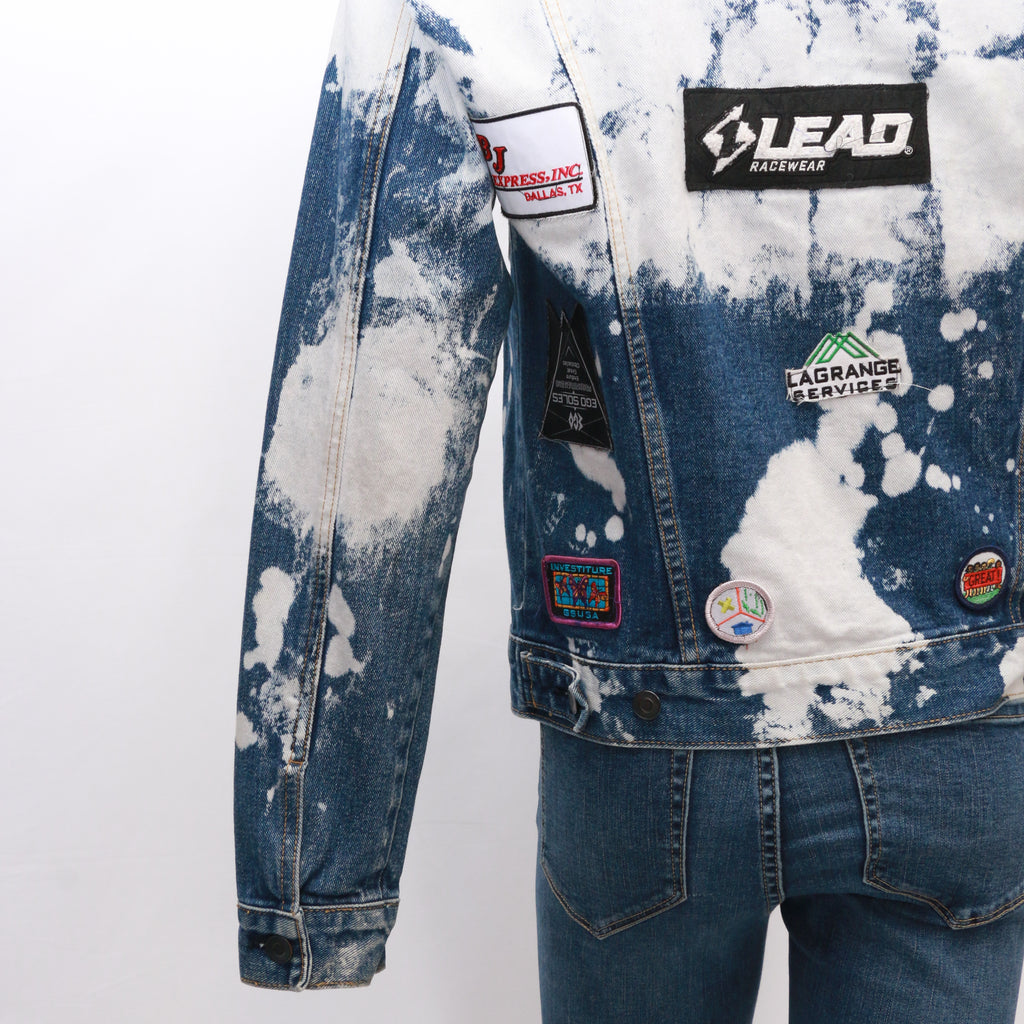 Beautiful Denim Acid Wash Reworked Jackets - Wholesale – Creed Vintage