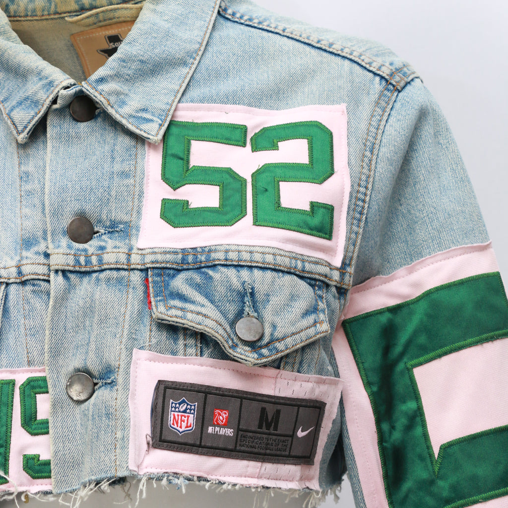 Reworked Modern Style Denim Crop Jacket – CREED