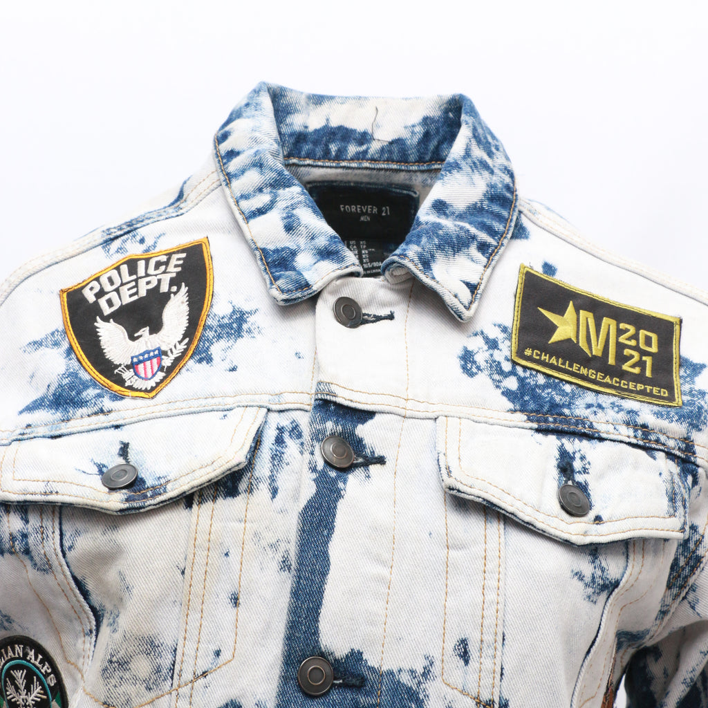 Beautiful Denim Acid Wash Reworked Jackets - Wholesale – Creed Vintage