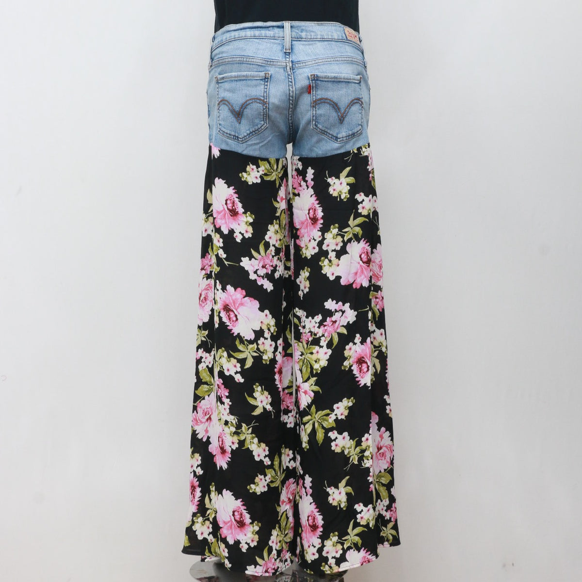 Reworked Ladies Denim Pants With Inserted Flares - Wholesale – Creed ...
