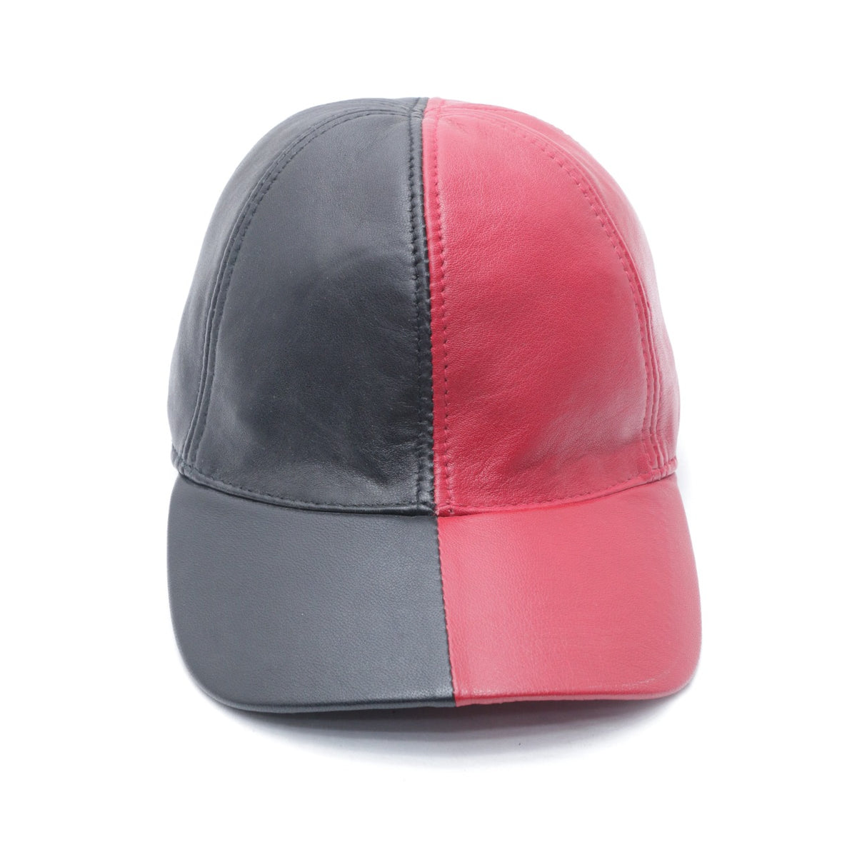 Reworked Leather Half & Half Caps - Wholesale – Creed Vintage