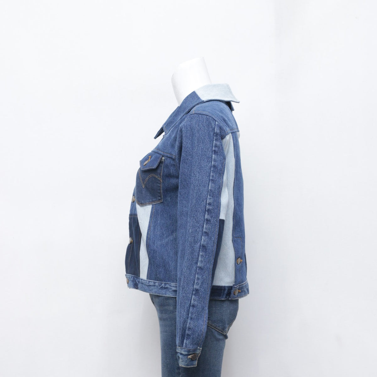 Reworked Reversible Denim Jacket - Wholesale – Creed Vintage