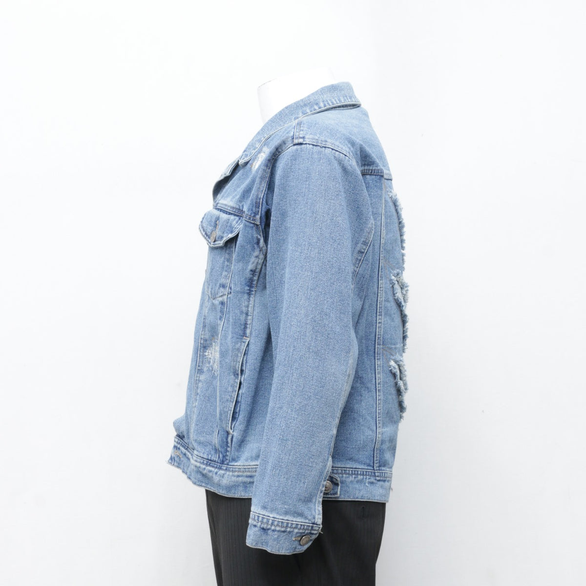 Reworked Claw Scratch Denim Jacket – Creed Vintage